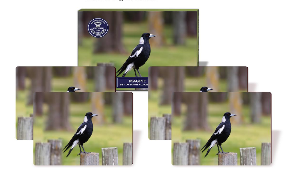 Heritage Magpie Coasters Set of 4 – Country Collectables